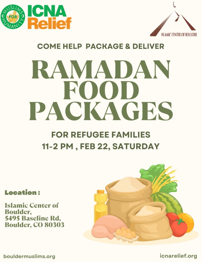 Volunteers Needed for Preparing Food Packages for Refugee Families ...